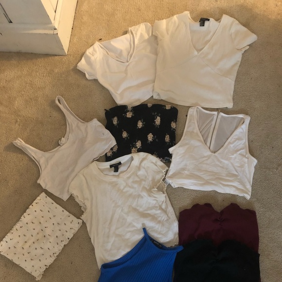 Tops | Bundle Summer Crop Tops | Poshmark